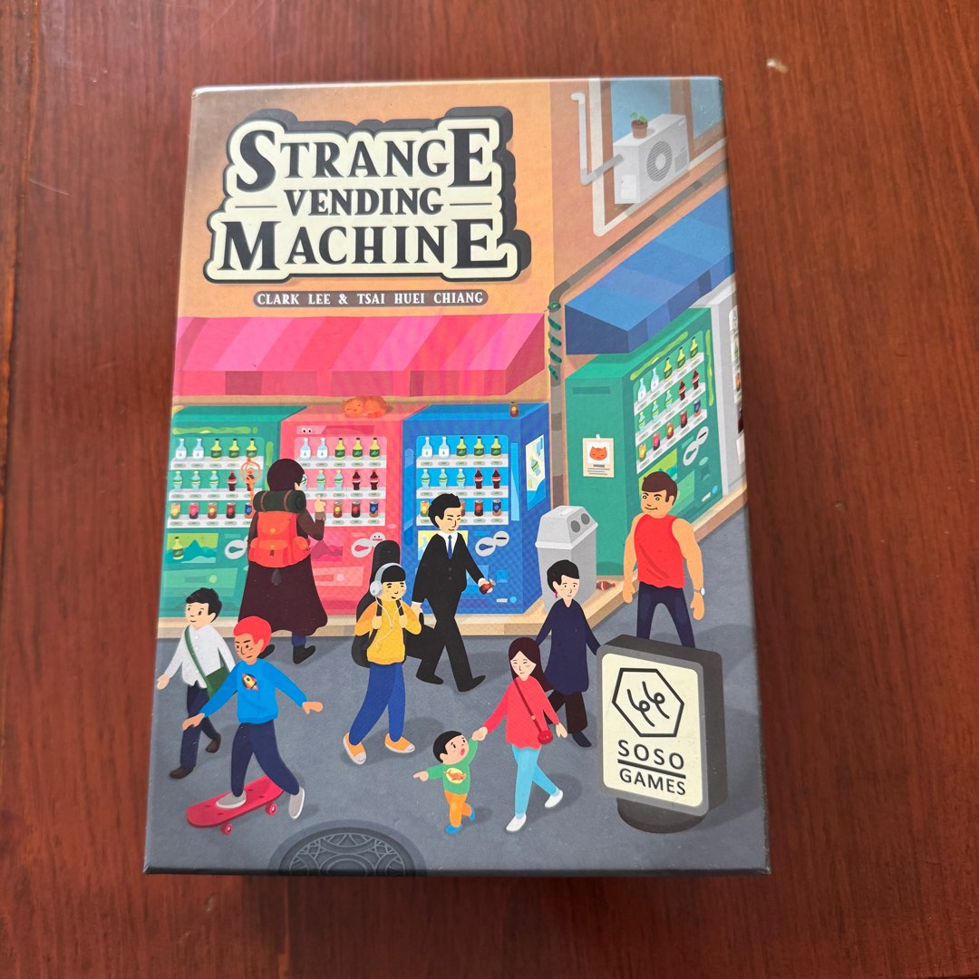Strange vending machine - board game with actual vending machine ...