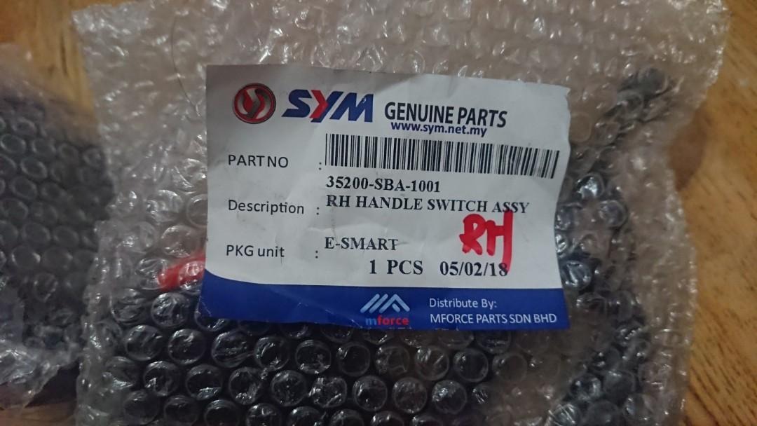 Sym E-Smart 110 Handle Switch L&R Set, Computers & Tech, Parts ...