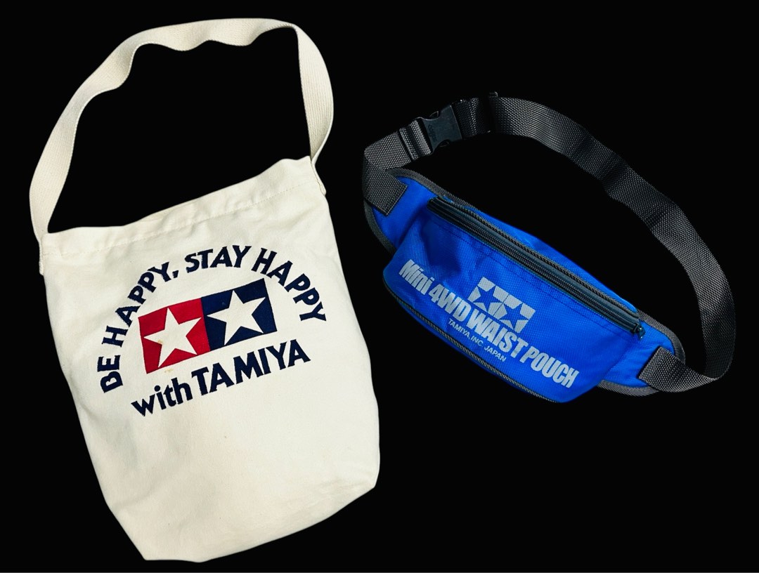 Tamiya pouch bag dan sling bag kombo only, Hobbies & Toys, Collectibles ...