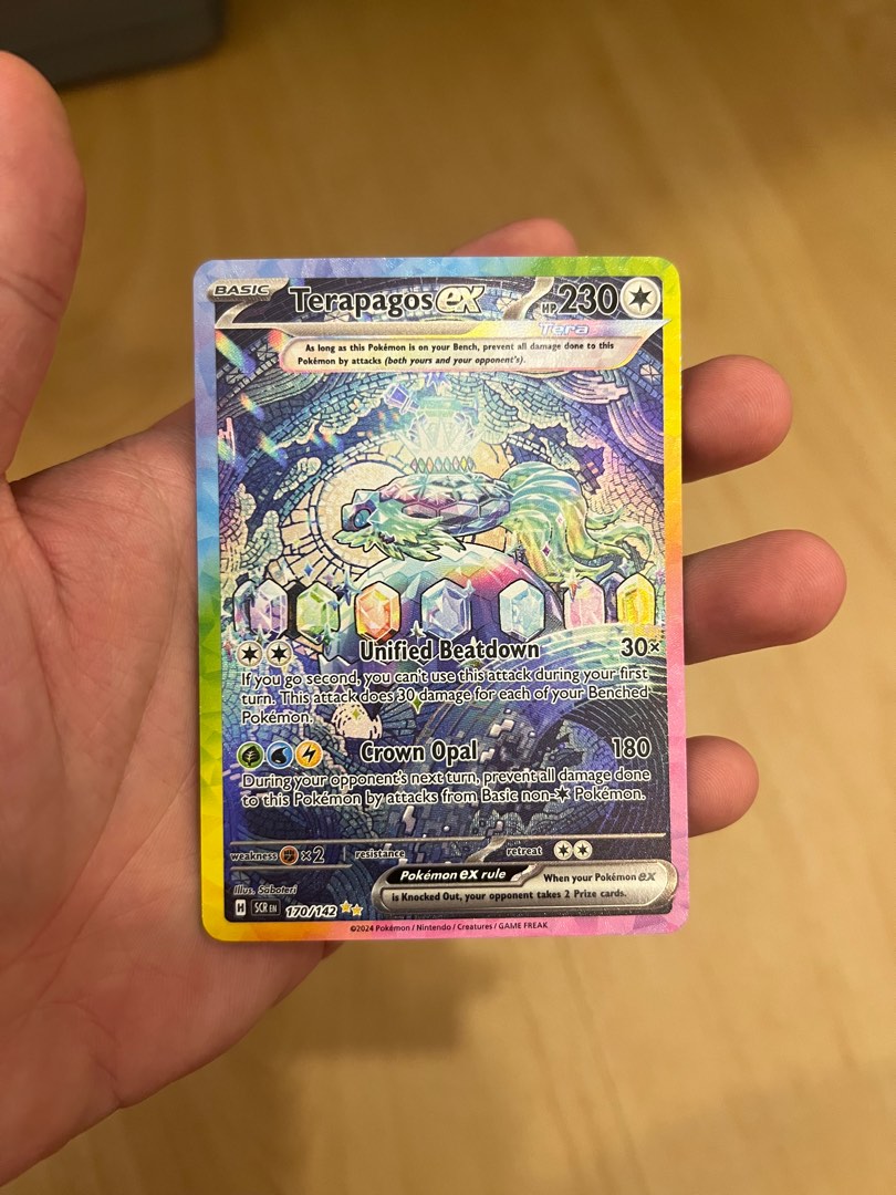 Terapagos Ex (Top Chase), Hobbies & Toys, Toys & Games on Carousell