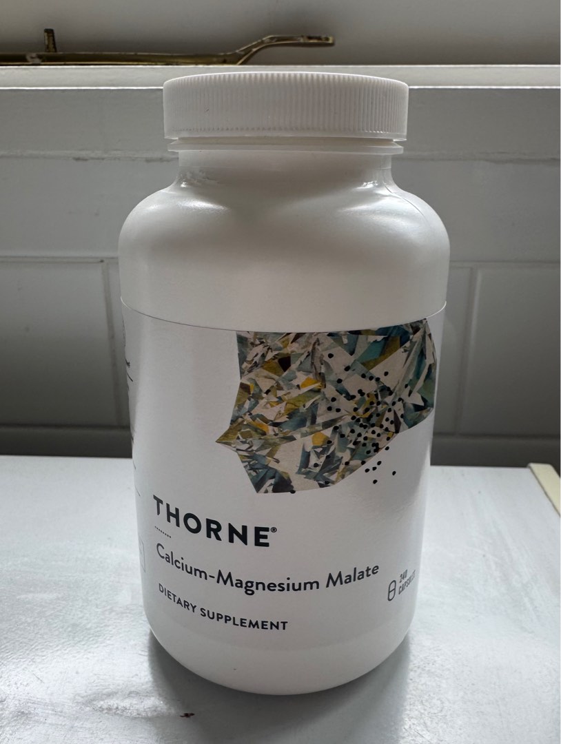 Thorne Calcium-Magnesium Malate, 240 capsules, Health & Nutrition ...