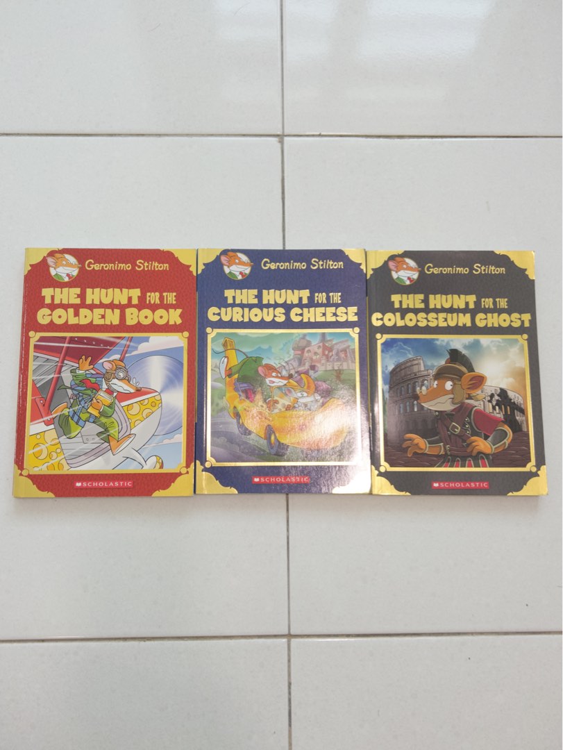 THREE Geronimo Stilton Special Edition books, Hobbies & Toys, Books ...
