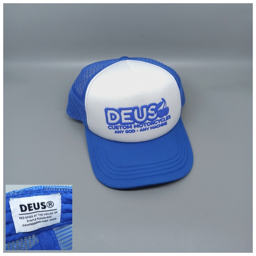 Topi Deus Cap Trucker Second Preloved Original 864, Fesyen Pria ...