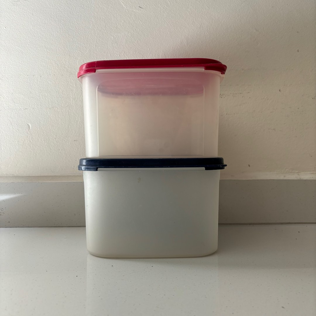 Tupperware Modular Mates Square Container 2.6L, Furniture & Home Living ...