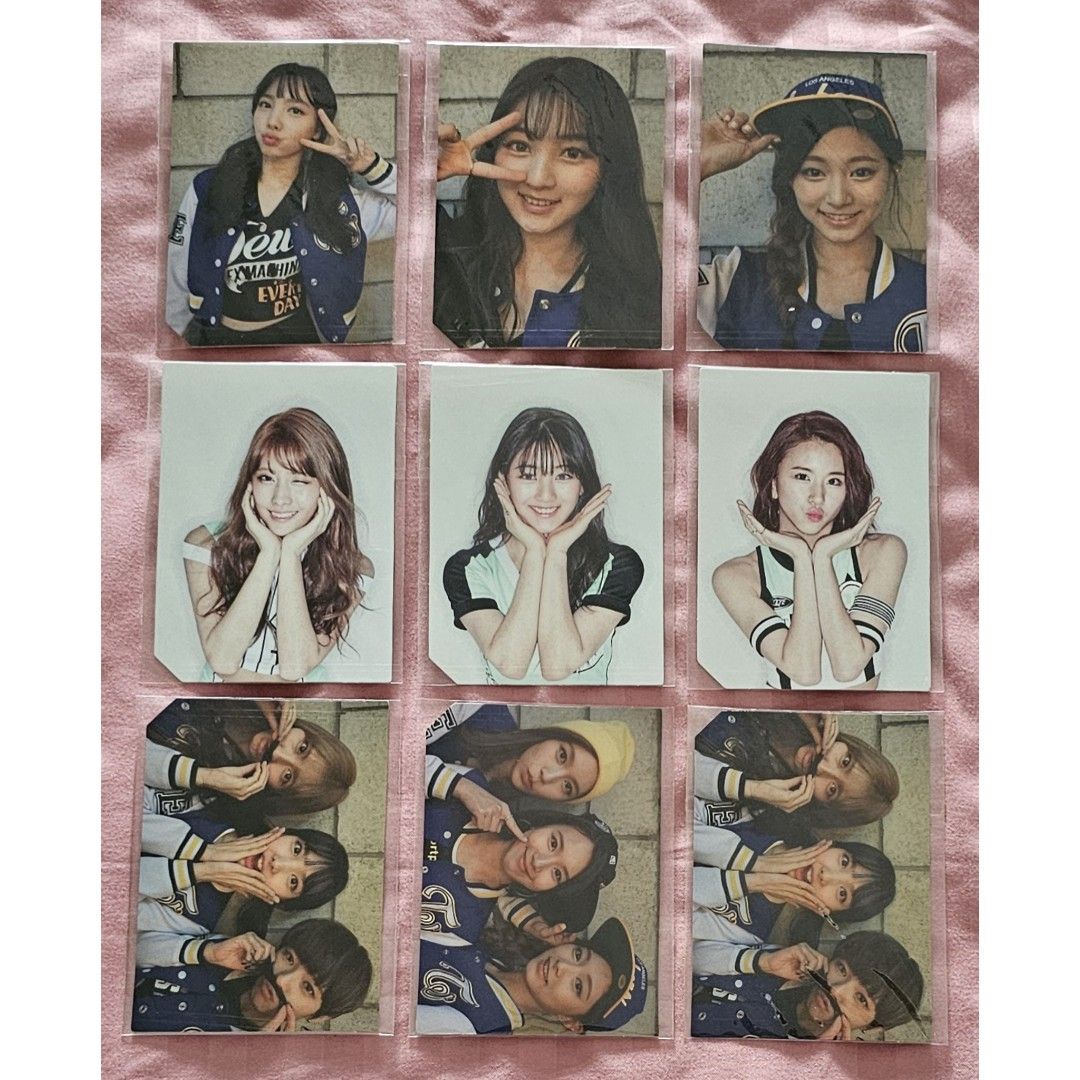 TWICE Page Two pcs photocards Nayeon Jeongyeon Momo Sana Jihyo Mina Dahyun Chaeyoung Tzuyu ...