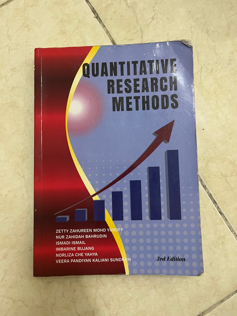 UITM MGT646 QUANTITATIVE RESEARCH METHOD TEXTBOOK, Hobbies & Toys, Books & Magazines, Textbooks ...