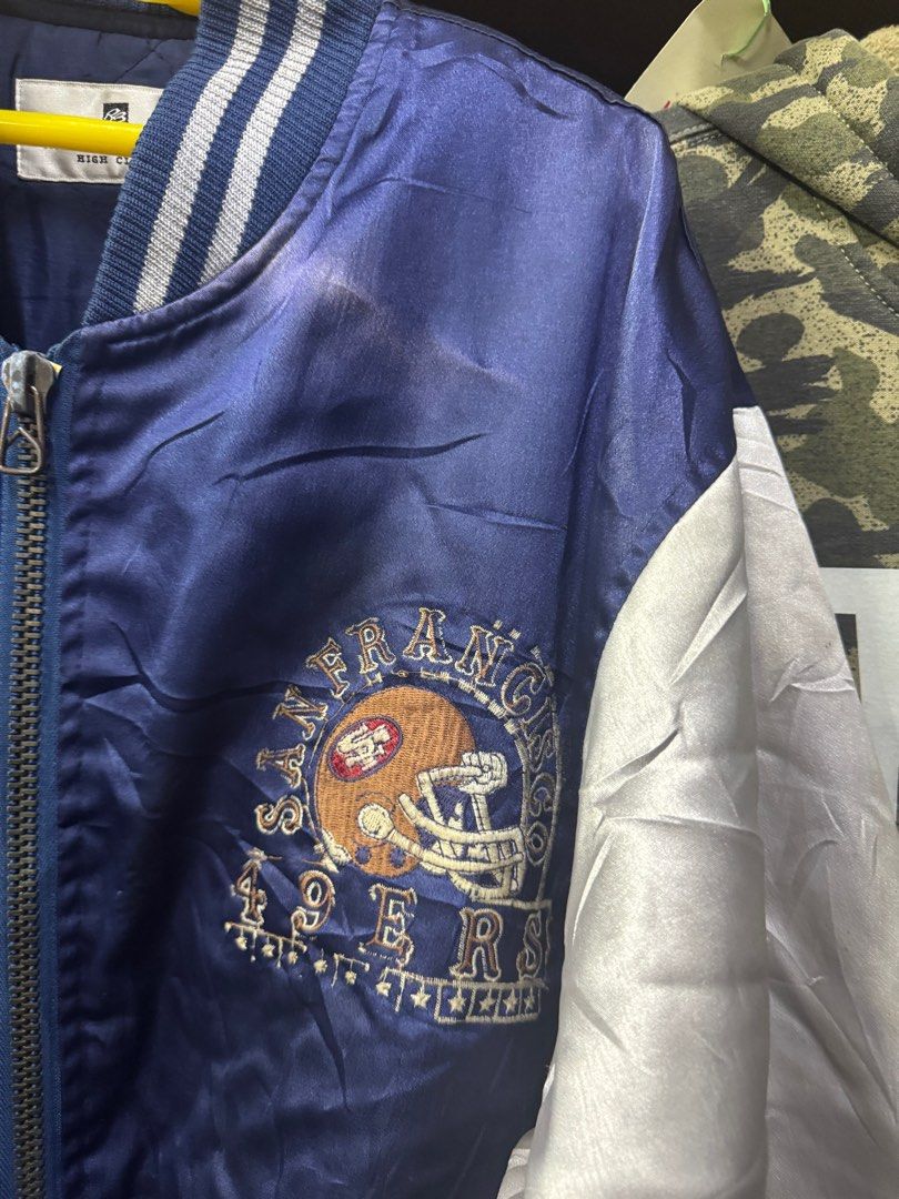 VINTAGE 49ERS NFL JACKET, Men's Fashion, Coats, Jackets and Outerwear ...