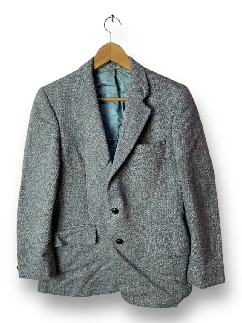 VINTAGE CARTIER WORSTED TEX COAT SUITS BLAZER, Men's Fashion, Coats ...