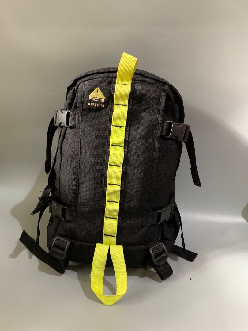 VINTAGE NIKE ACG KARST 18 NEON GREEN BACKPACK, Men's Fashion, Bags ...
