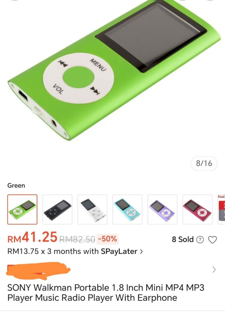 Vintage 24yo Sony Walkman Portable 1.8 Inch Mini Mp3 Player 2001 with ...