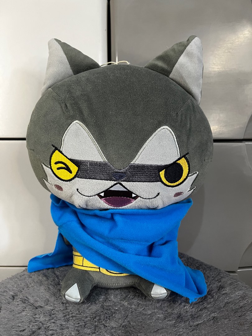 Yokai x Yo-kai Watch Darknyan Rare Gray Plush/Stufftoy, Hobbies & Toys ...