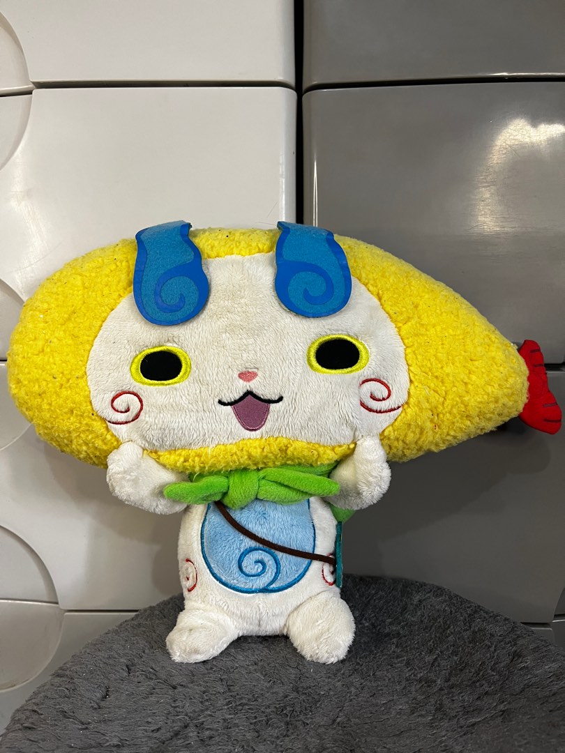 Yokai x Yo-kai Watch Koma-san x Duckai Tempurasan Tenkoma Rare Plush ...