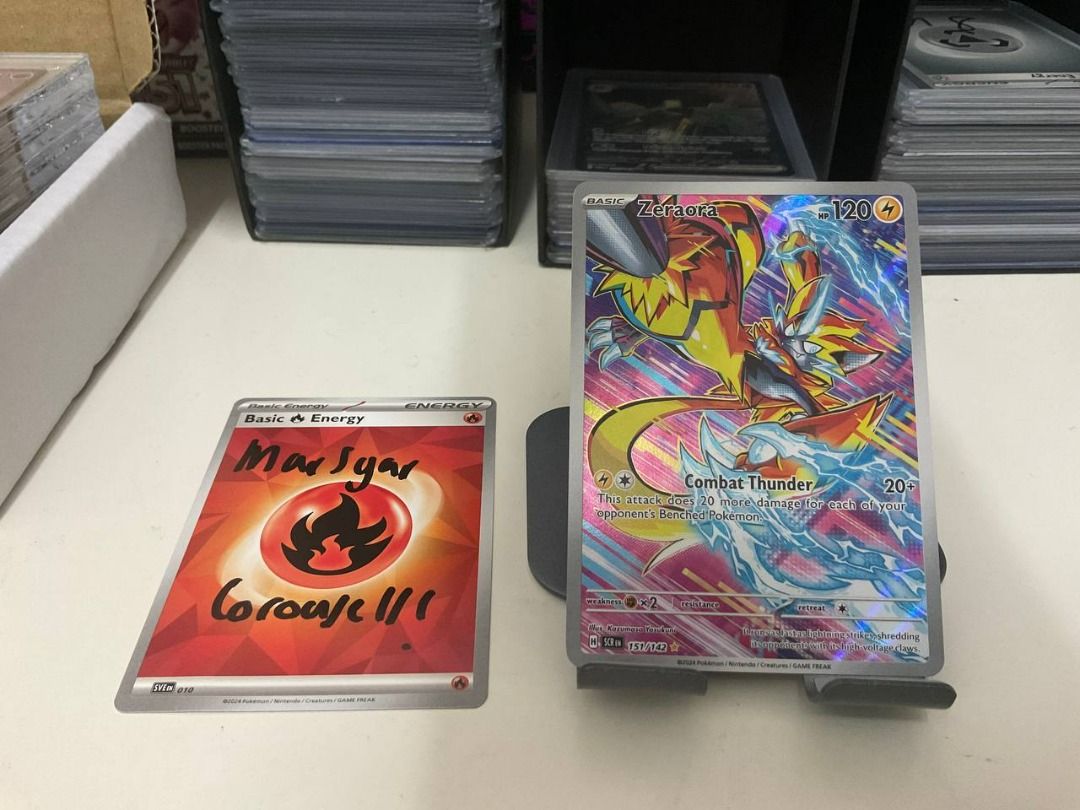 Pokemon : Zeraora IR (Stellar Crown), Hobbies & Toys, Toys & Games on ...