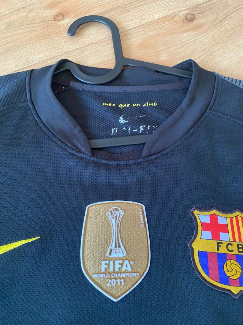 2011/12 Barcelona Rare Long Sleeve Third Kit + LFP Full Patches #6 XAVI ...