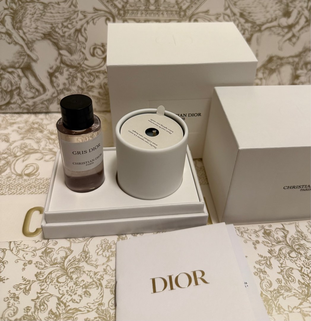 30 Montaigne Scented Candle 35g, Gris Dior Liquid Hand & Body Soap 20ml, Beauty & Personal Care ...