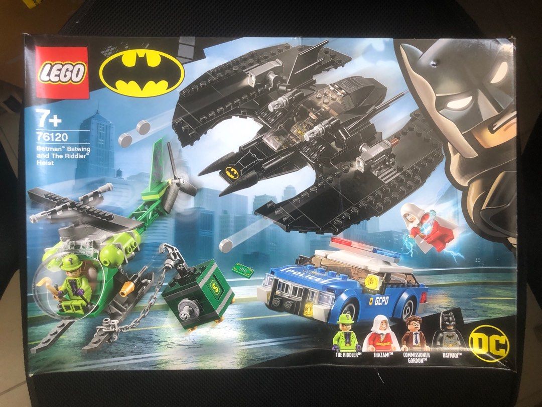 全新 樂高 LEGO 76120 Batman Batwing and the Riddler Heist 蝙蝠俠 蝙蝠翼與迷語人搶劫, 興趣 ...