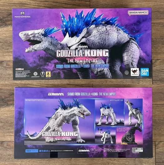 全新 Bandai S.H.MonsterArts Godzilla x Kong The New Empire Shimo 哥斯拉 金剛 霜 ...