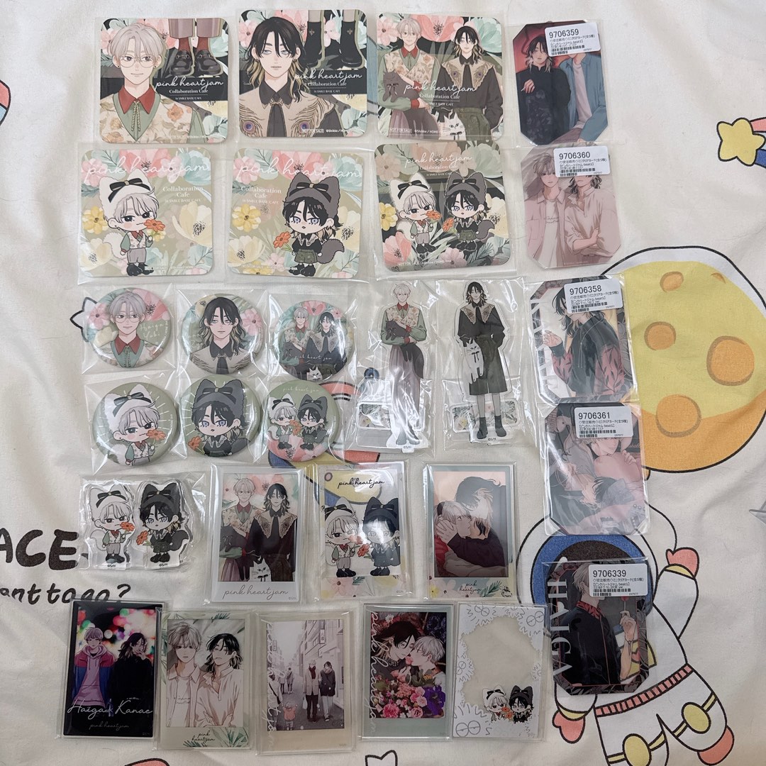 【全新現貨】 Pink Heart Jam 粉紅愛心樂團 濕氣 shikke cafe 簽售會 立牌 拍立得 襟章 透卡 亞克力磚 Q版 大 ...