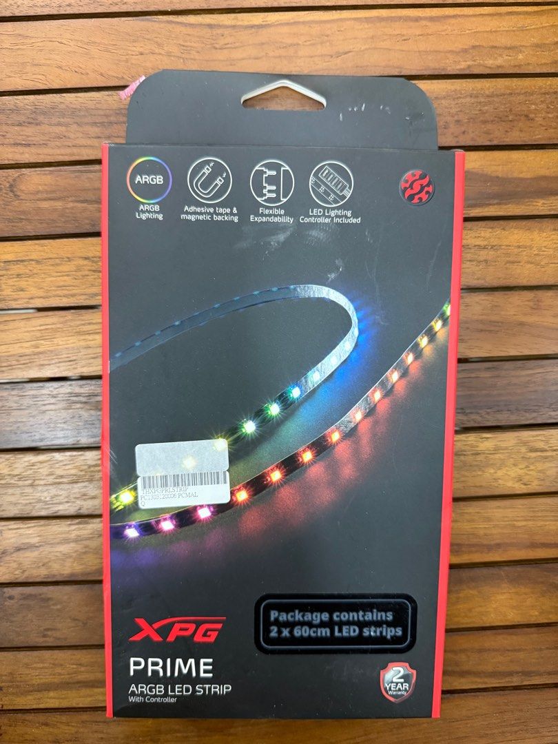 威剛 XPG prime ARGB LED 燈條, 電腦及科技產品, 電腦周邊產品, 電腦周邊產品在旋轉拍賣