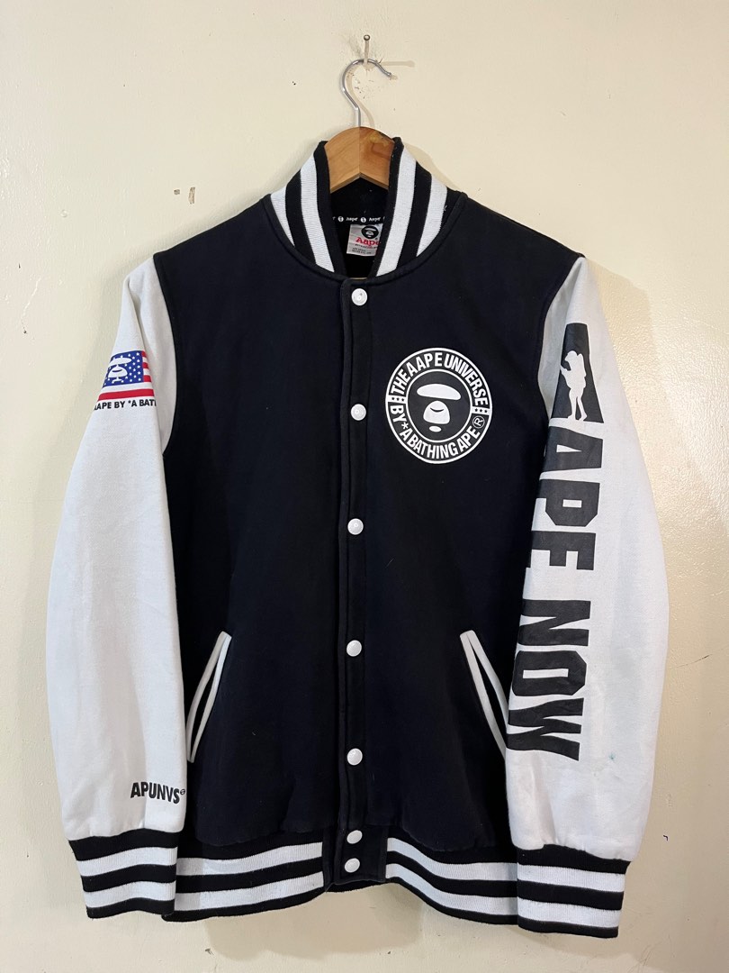 Aape Varsity Jacket, Men's Fashion, Coats, Jackets and Outerwear on ...