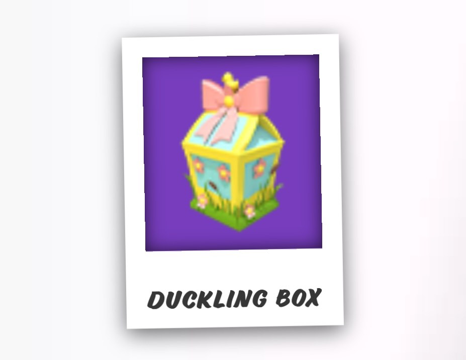 Adopt Me! ROBLOX - Duckling Box ( RM 2 ), Video Gaming, Gaming ...