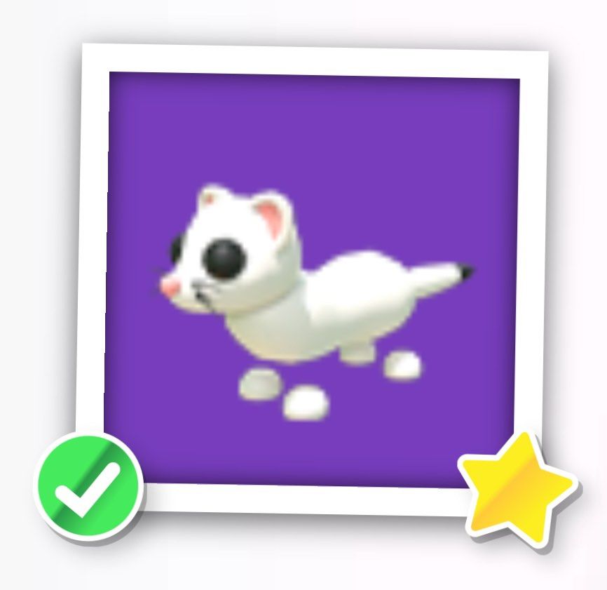 Adopt Me! ROBLOX - Ermine ( RM 1 ), Video Gaming, Gaming Accessories ...