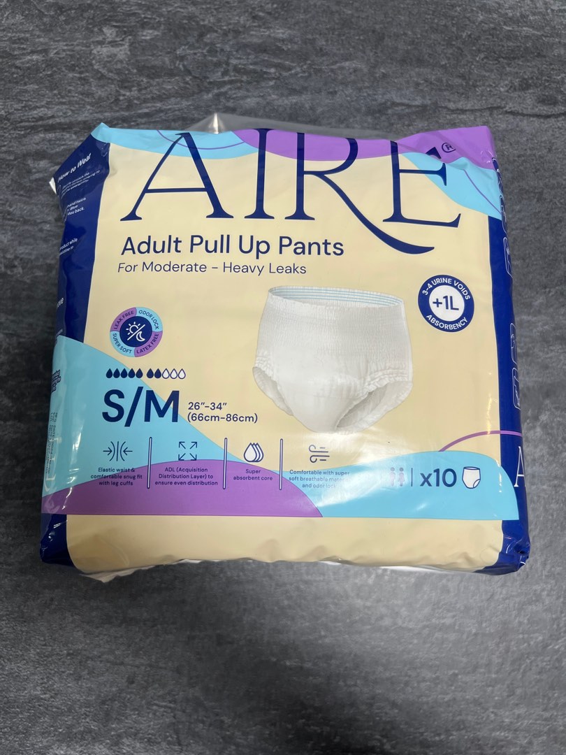 AIRE Adult Diaper x9 (READ DESC), Health & Nutrition, Medical Supplies ...