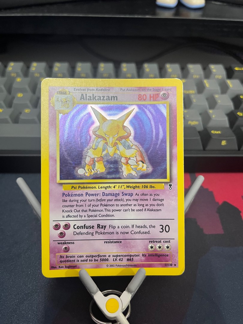 Alakazam #1 Pokemon Legendary Collection, Hobbies & Toys, Toys & Games ...