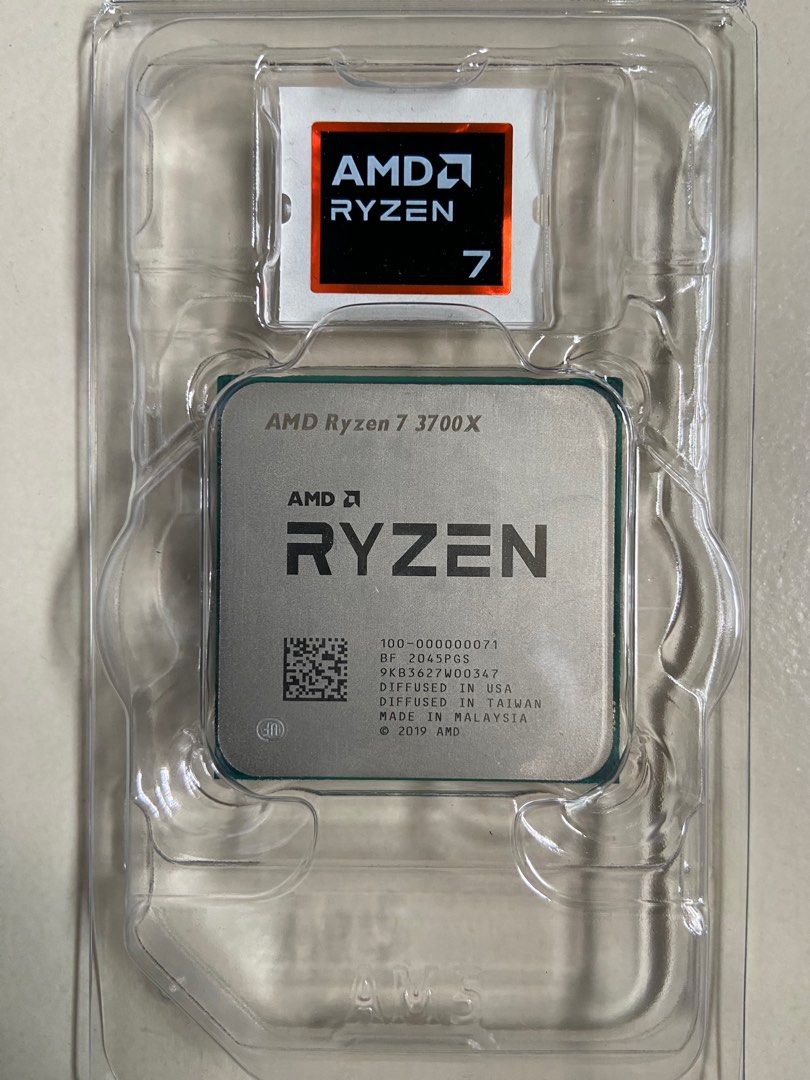 AMD Ryzen 7 3700X CPU processor (AM4), Computers & Tech, Parts ...