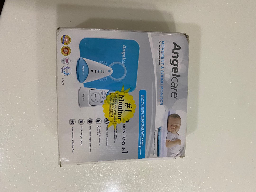 Angelcare Audio Monitor with Movement Sensor, Babies & Kids, Baby ...