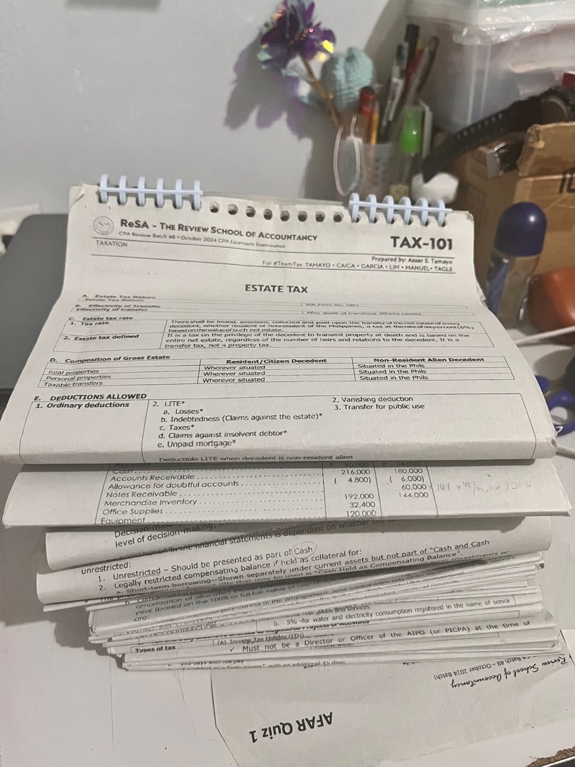 B48 CPALE RESA Handouts, Hobbies & Toys, Books & Magazines, Textbooks ...