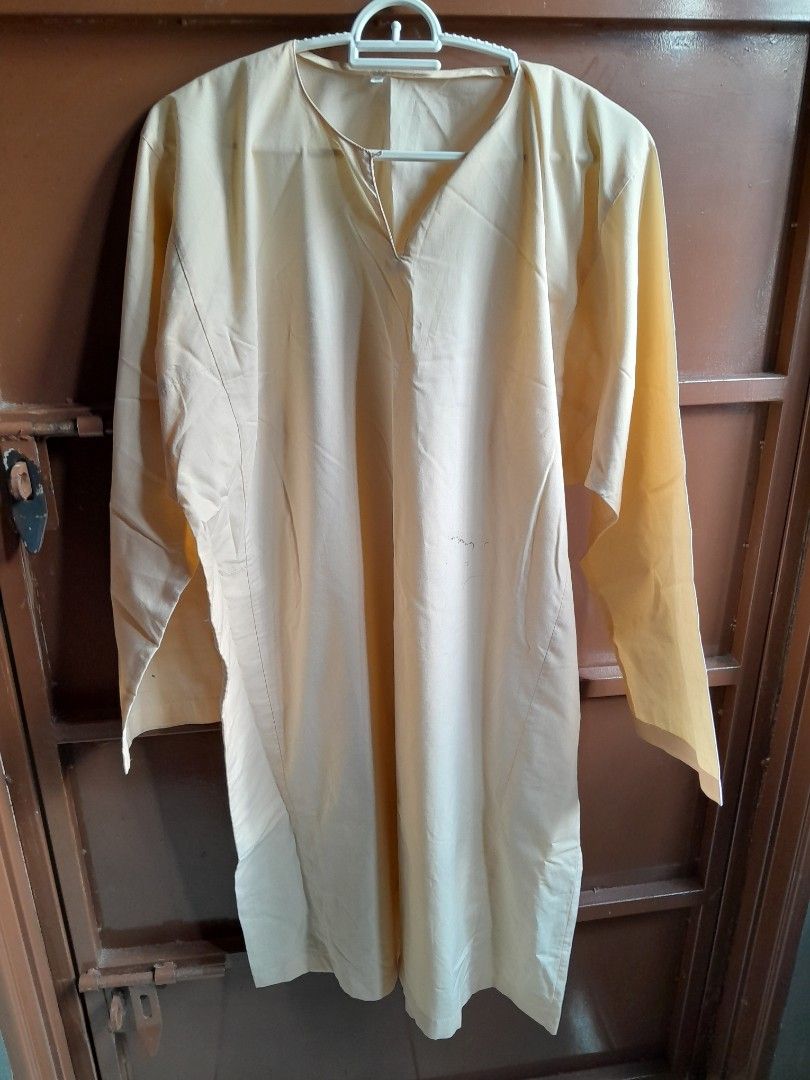 Baju Beige MRSM Sekolah, Women's Fashion, Muslimah Fashion, Baju Kurung ...