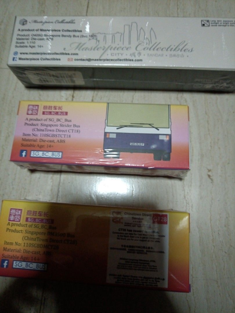 Bendy Bus Trans Island and Chinatown Direct Set Bundle, Hobbies & Toys ...