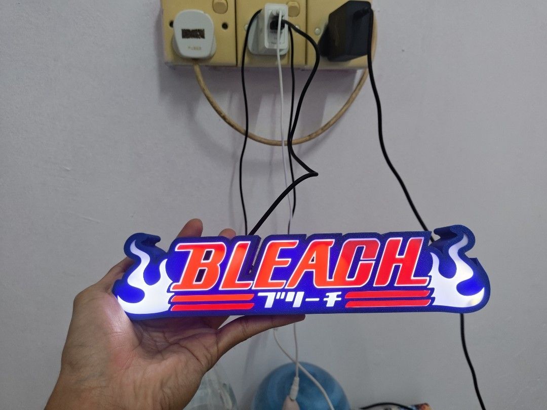 BLEACH LOGO (LED VER), Hobbies & Toys, Toys & Games on Carousell