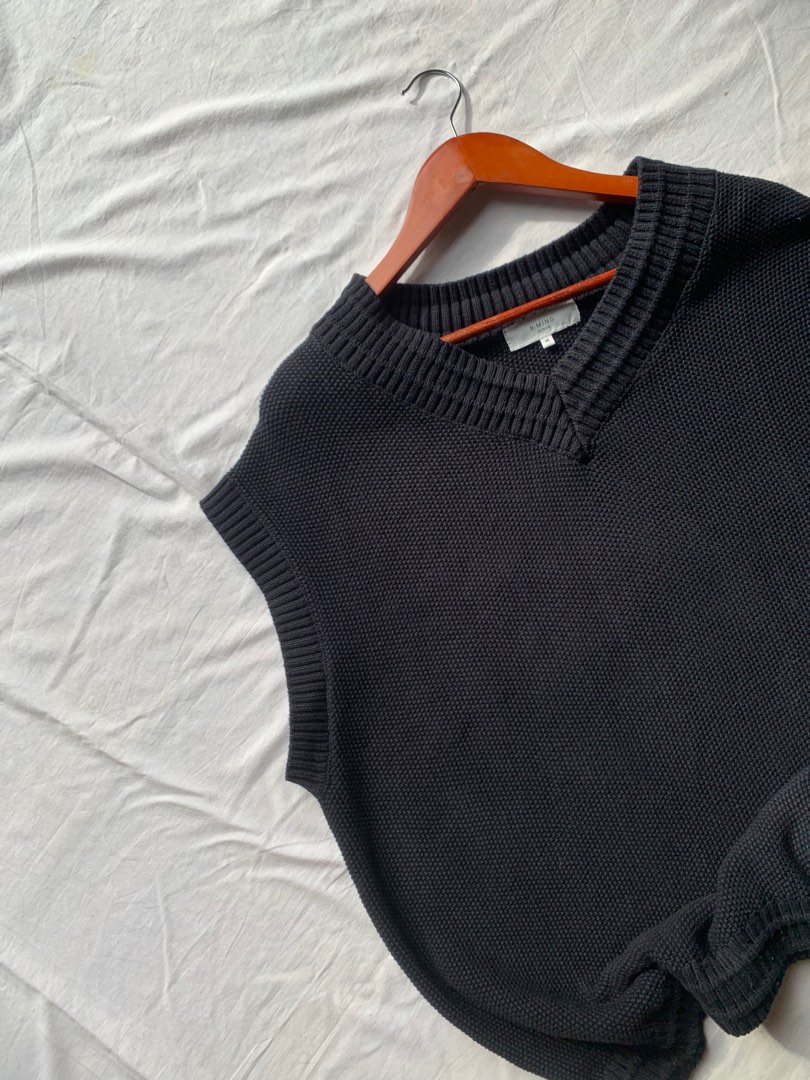 BMing by Beams Japan Knit Vest, Men's Fashion, Coats, Jackets and ...