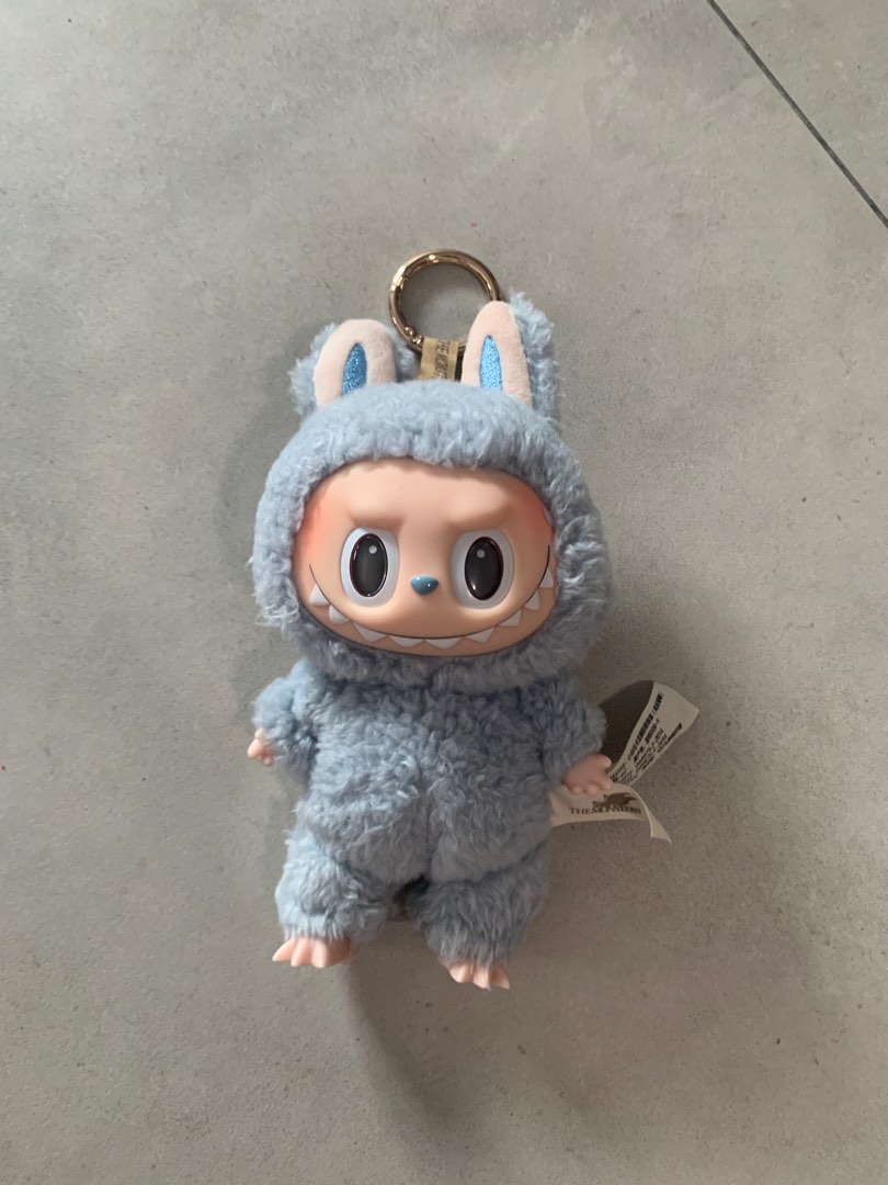 BN sky blue labubu, Hobbies & Toys, Memorabilia & Collectibles, Fan ...