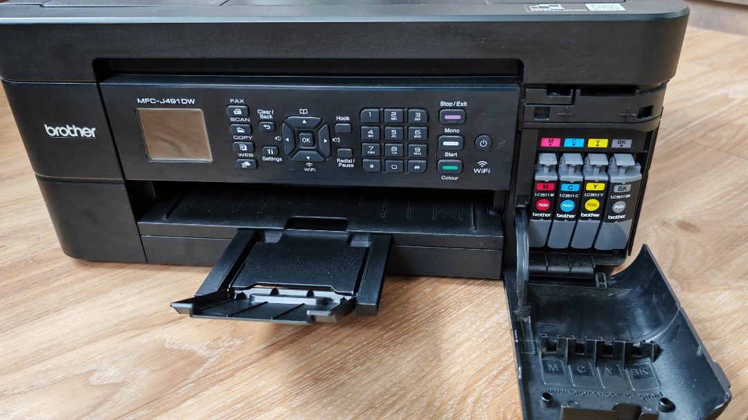Brother MFC-J491DW Wireless Colour Inkjet All-in-One, Duplex Mobile ...