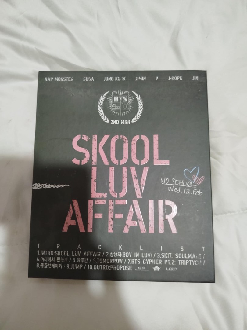 BTS 2nd Mini Album Skool Luv Affair, Hobbies & Toys, Memorabilia ...