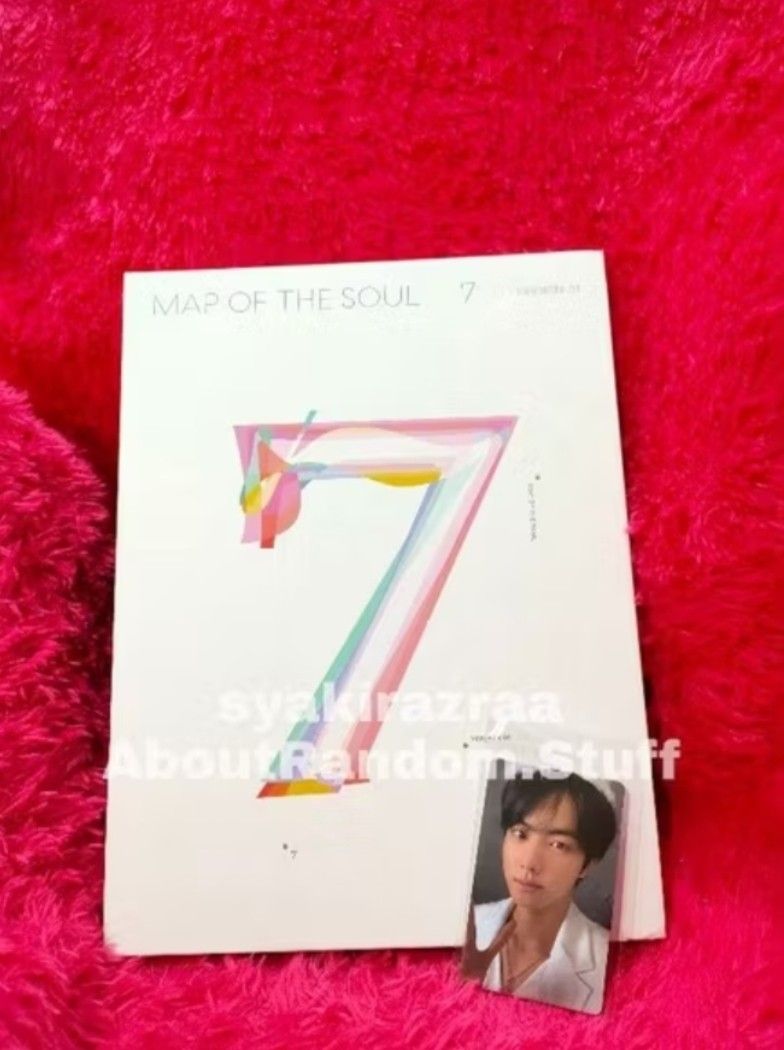 BTS - Album Map Of The Soul 7 Version 1 Unsealed Photocard Seokjin, K-Wave di Carousell