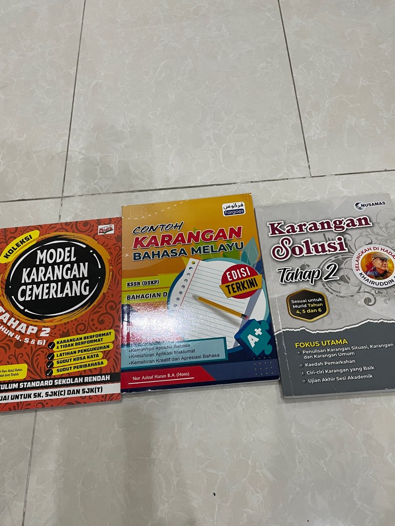 Buku Model Contoh Karangan Tahun 4 5 6 Hobbies Toys Books