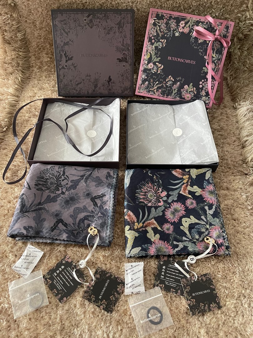 HARGA SATUAN 1 JUTA BUTTONSCARVES THE PALACE VOILE SQUARE HARGA SATUAN ...