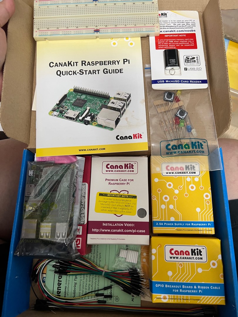 Canakit Raspberry Pi 3 Ultimate Starter Kit 32GB, Computers & Tech ...
