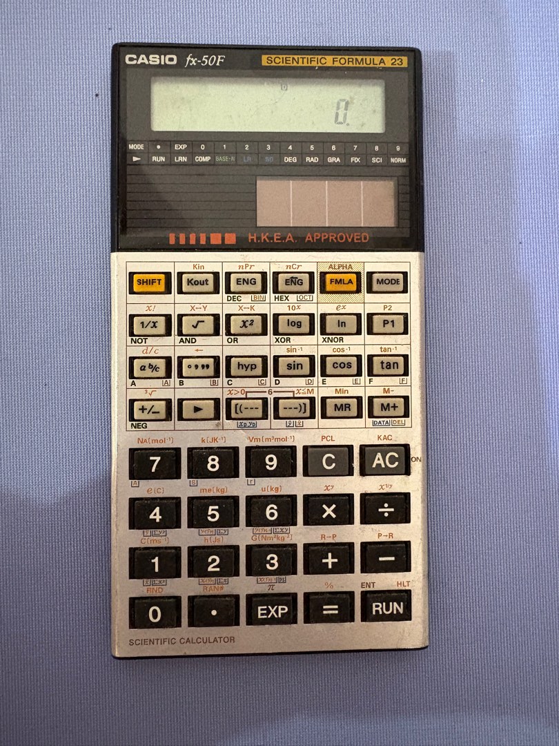 Casio fx-50F 計算機, 電腦＆科技, 商務用科技產品 - Carousell