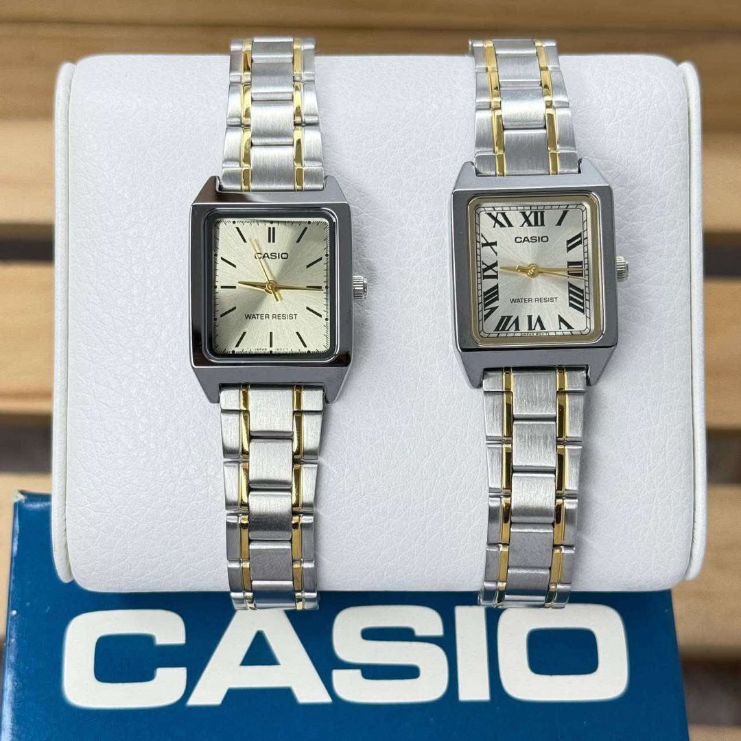 Casio Tank Two-Tone for Women, Women's Fashion, Watches & Accessories ...