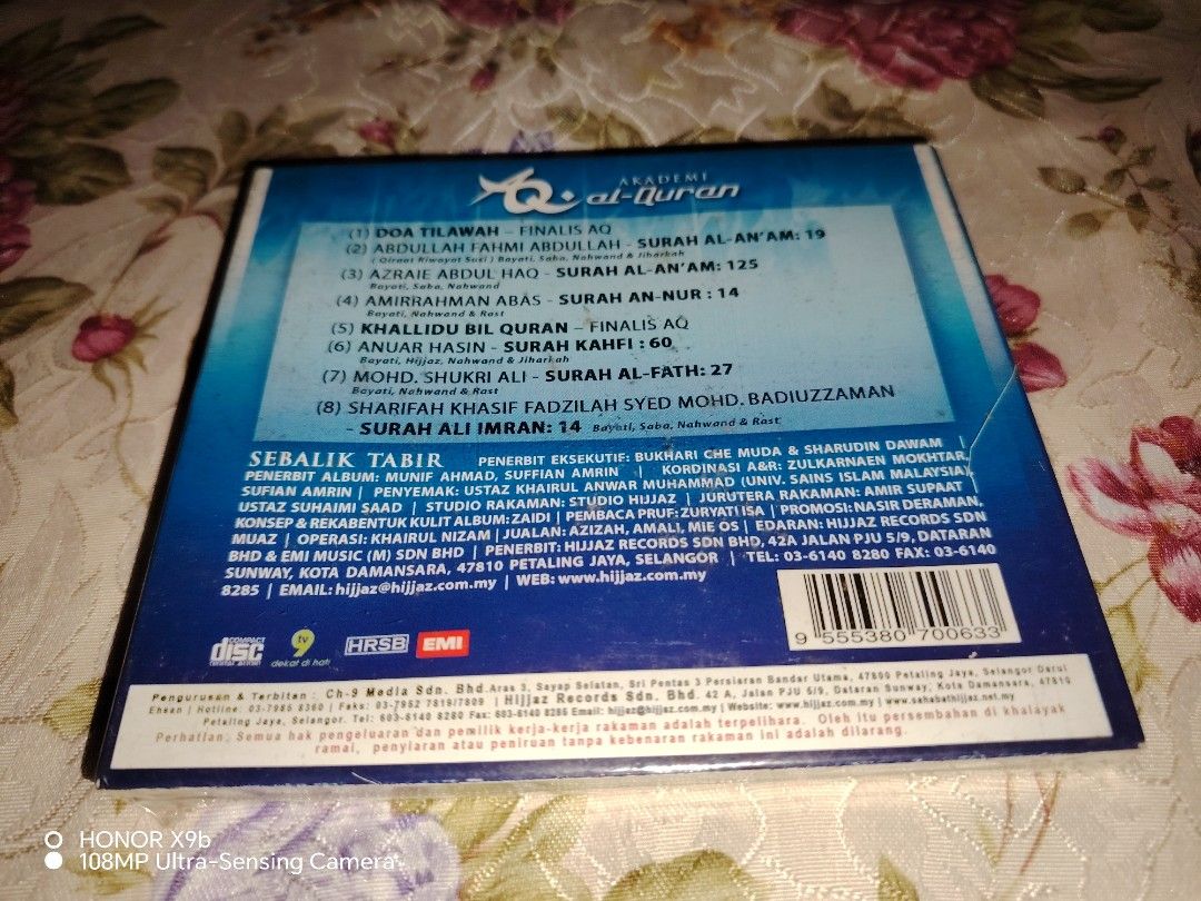 CD Baru Akademi Al-Quran Koleksi Bacaan Taranum Finalis Akademi Al ...