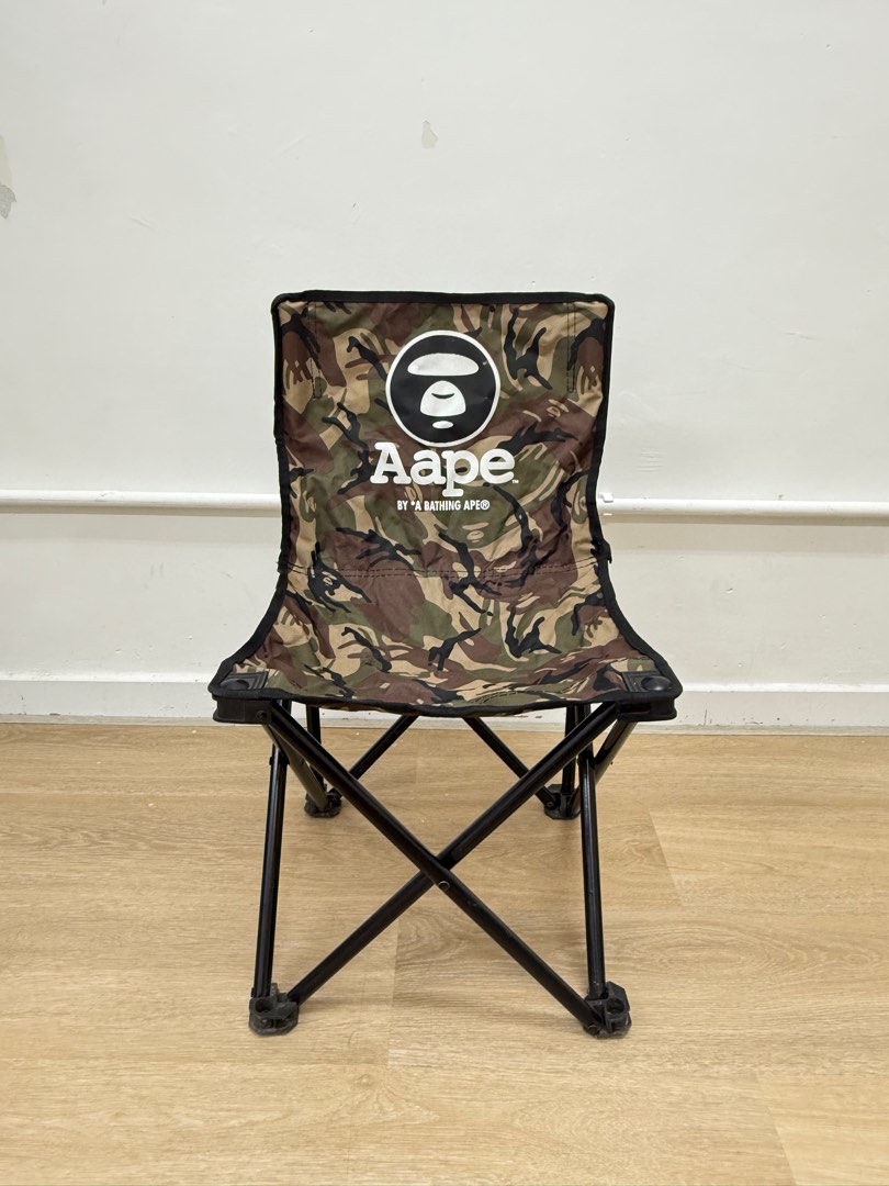 Chair AAPE 露營凳 摺疊凳 椅, 傢俬＆家居, 戶外家具 - Carousell