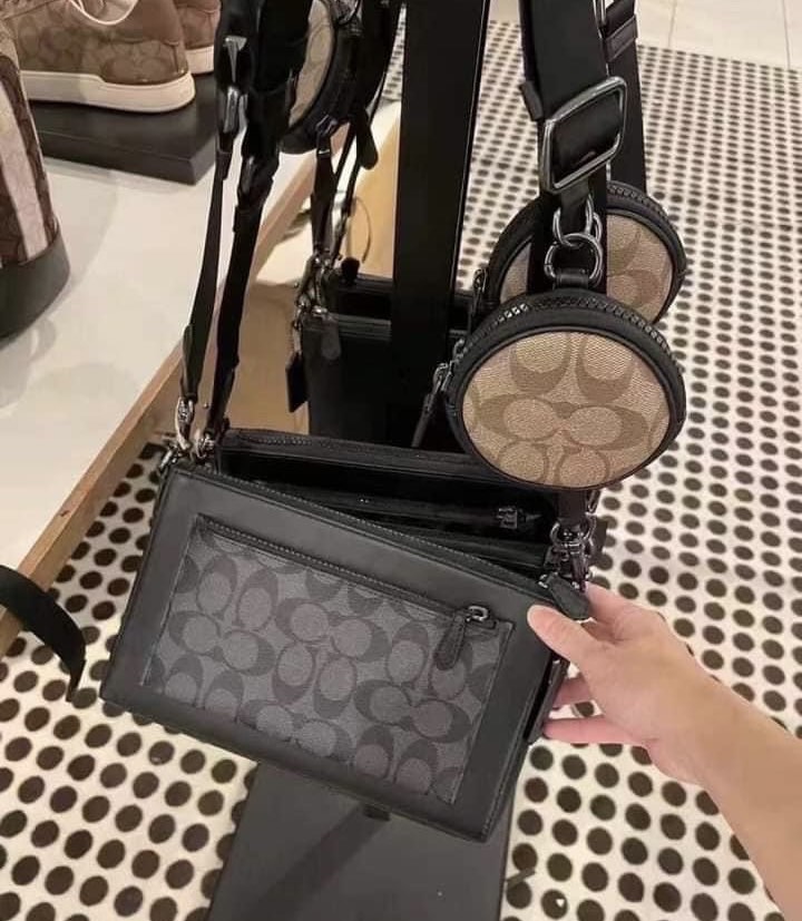 coach sling bag for men, Women's Fashion, Bags & Wallets, Cross-body ...