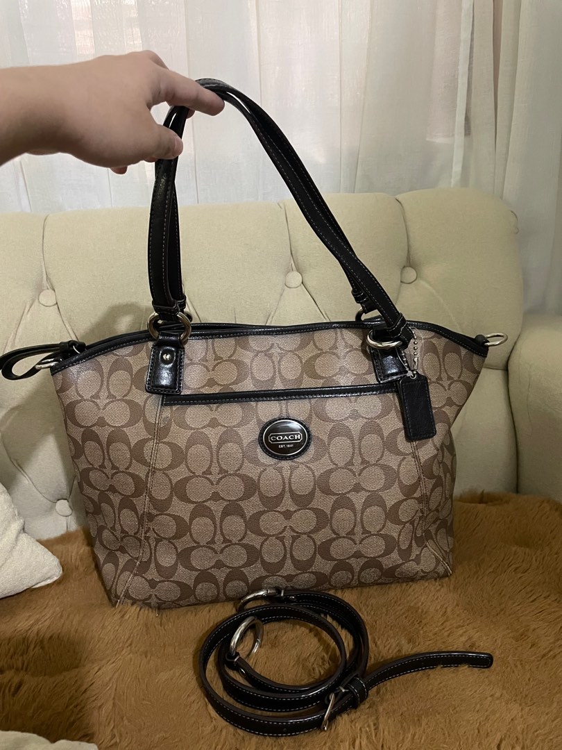 Coach Two Way Tote Bag, Luxury, Bags & Wallets on Carousell