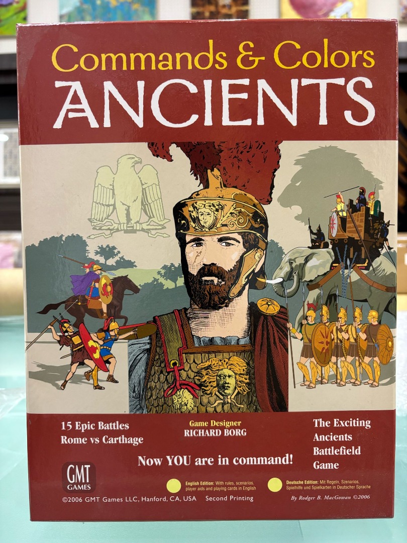 Command & Colors ANCIENTS GMT board game, Hobbies & Toys, Toys & Games ...