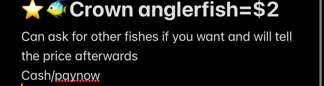 Crown Anglerfish, Video Gaming, Gaming Accessories, In-Game Products on ...